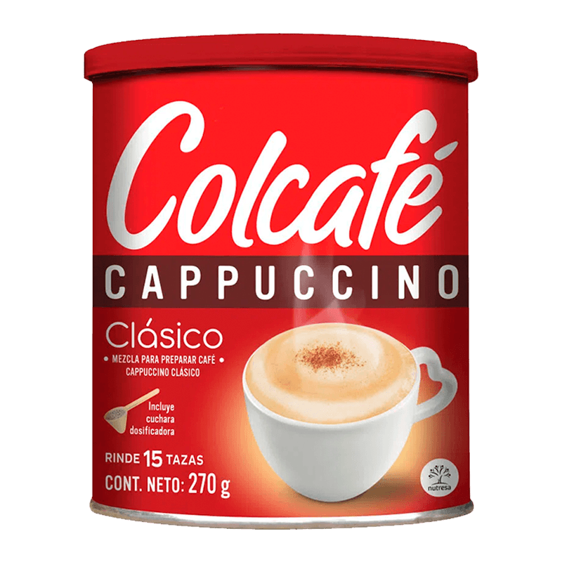 Café Instántaneo Cappuccino Clásico Colcafé 270g