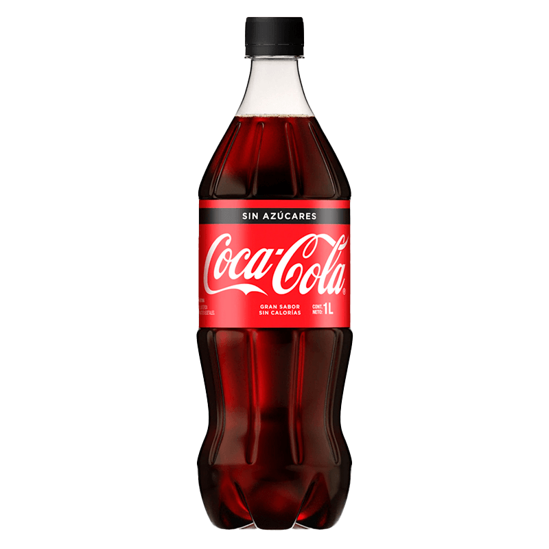 Soda Coca Cola Sin Azúcar 1 Litro