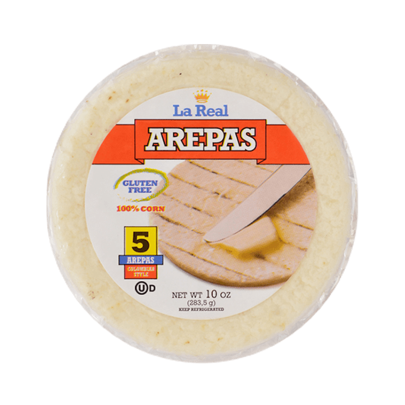 Arepas Medium 100% corn La Real 10oz