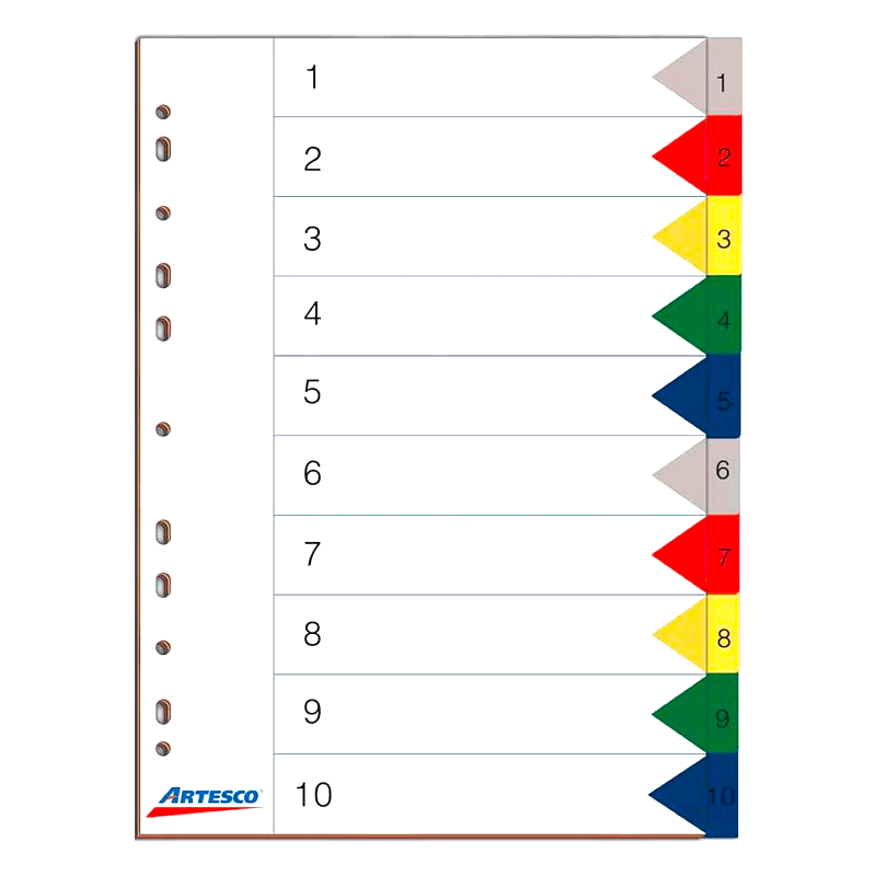 Separador de 10 Divisiones