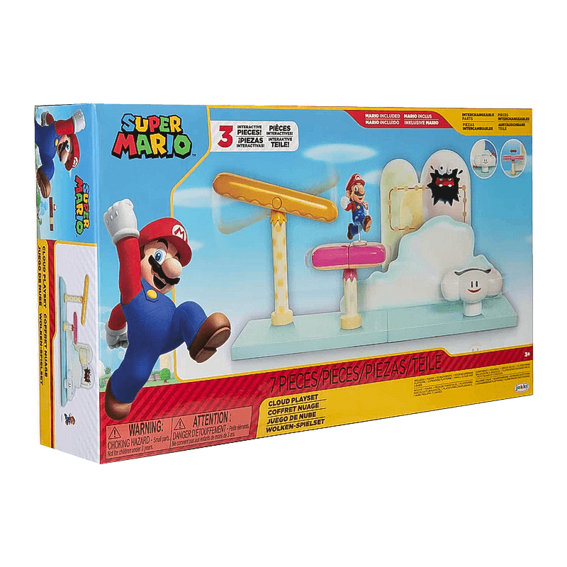 Super Mario Cloud Set con Figura de 2.5"
