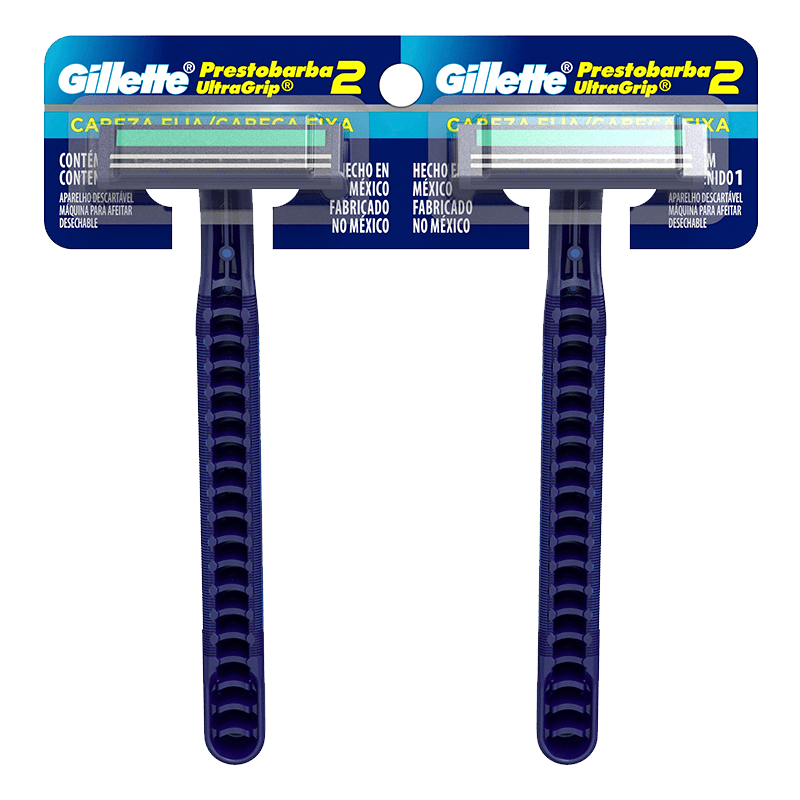 Afeitadora Prestobarba Ultragrip Gillette|2 Unidades