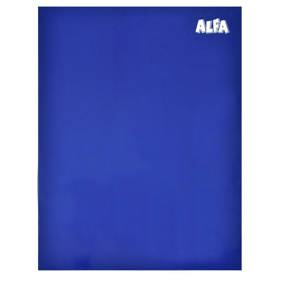 Cartapacio Azul 8.5x11 con Bolsillo