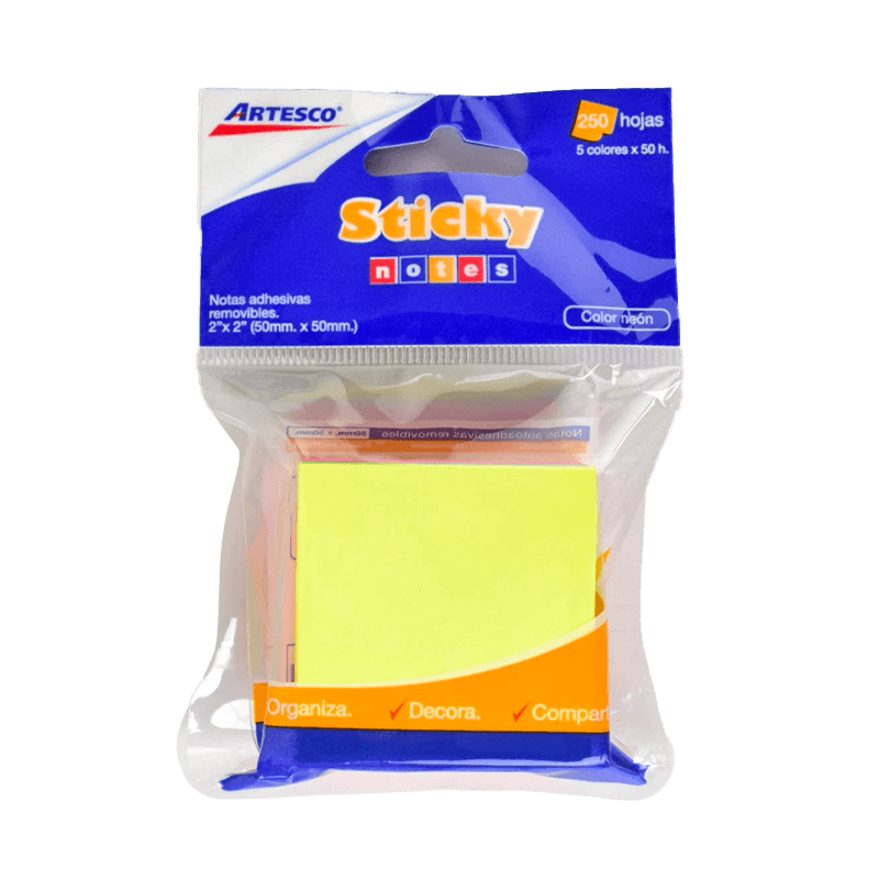 Mini Pad de notas 2x2"|100 hojas