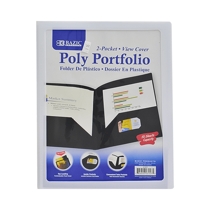 Folder Plástico con Bolsillo