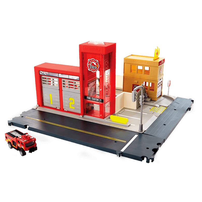 Matchbox Action Drivers Fire Rescue Team Playset