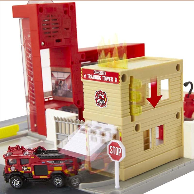 Matchbox Action Drivers Fire Rescue Team Playset