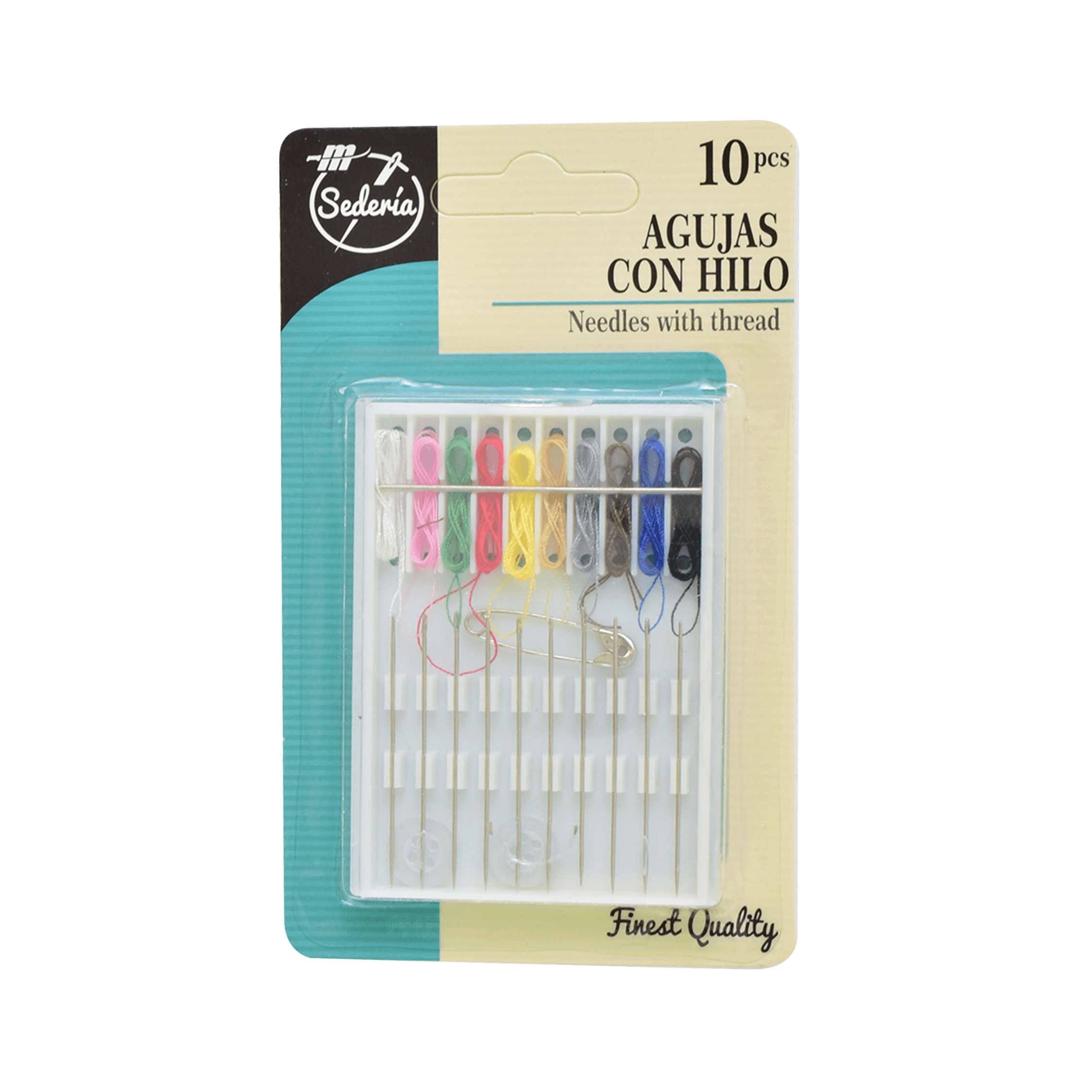Aguja con Hilo|Surtidos|10 Piezas