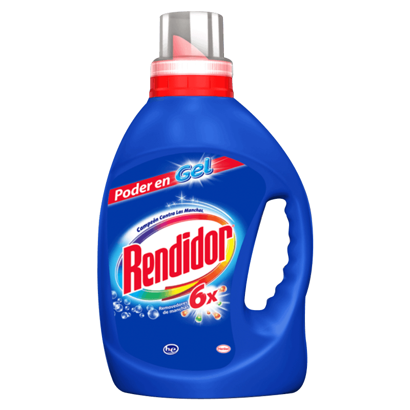 Detergente Rendidor 6x Poder en Gel 2 Litros