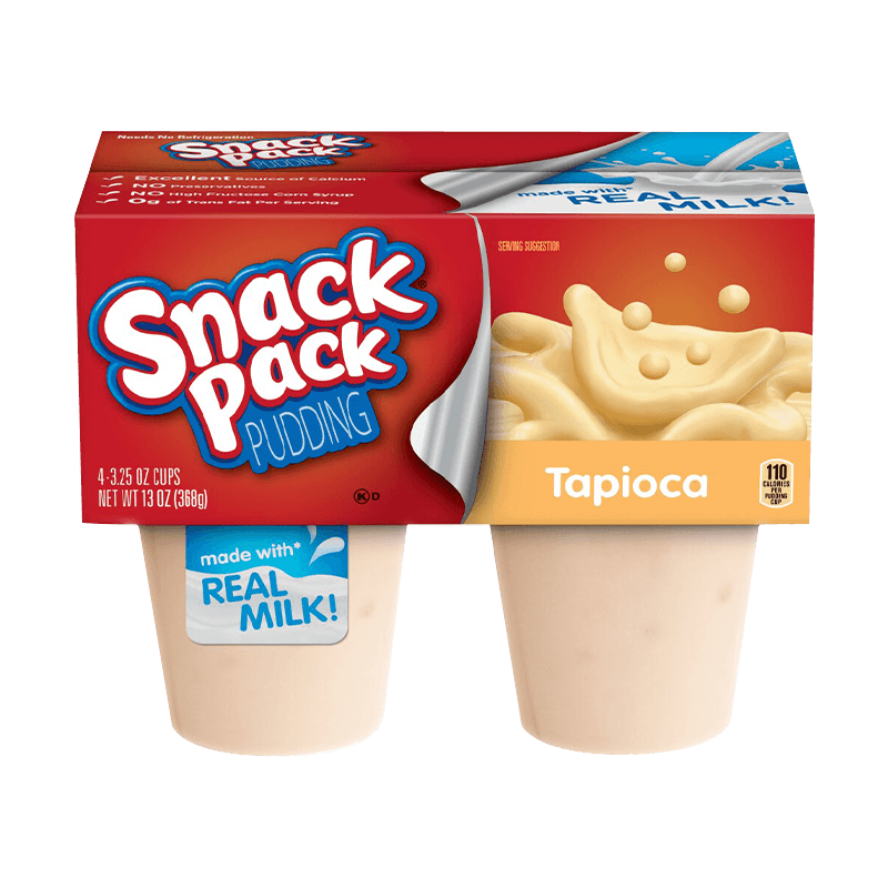 Pudín Tapioca Snack Pack 3.25oz