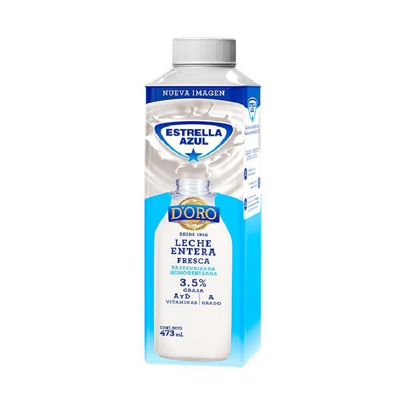 Leche Entera Fresca Estrella Azul|473ml