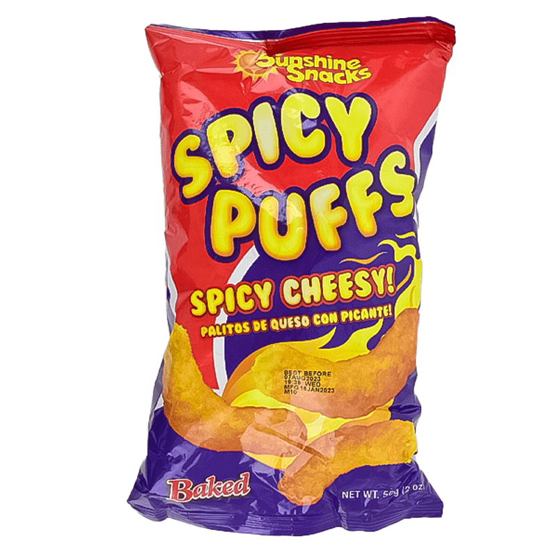 Snack Spicy Puffs Cheesy Sunshine|56 g