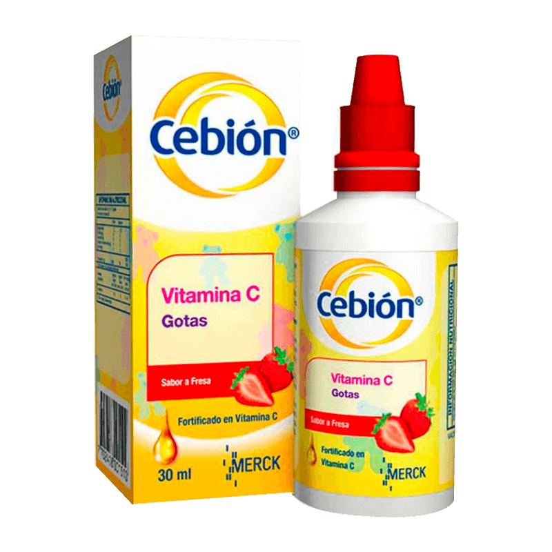 Cebión Gotas 30ml|Sabor Fresa