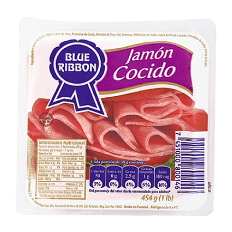 Jamón Rebanado Blue Ribbon|16 oz
