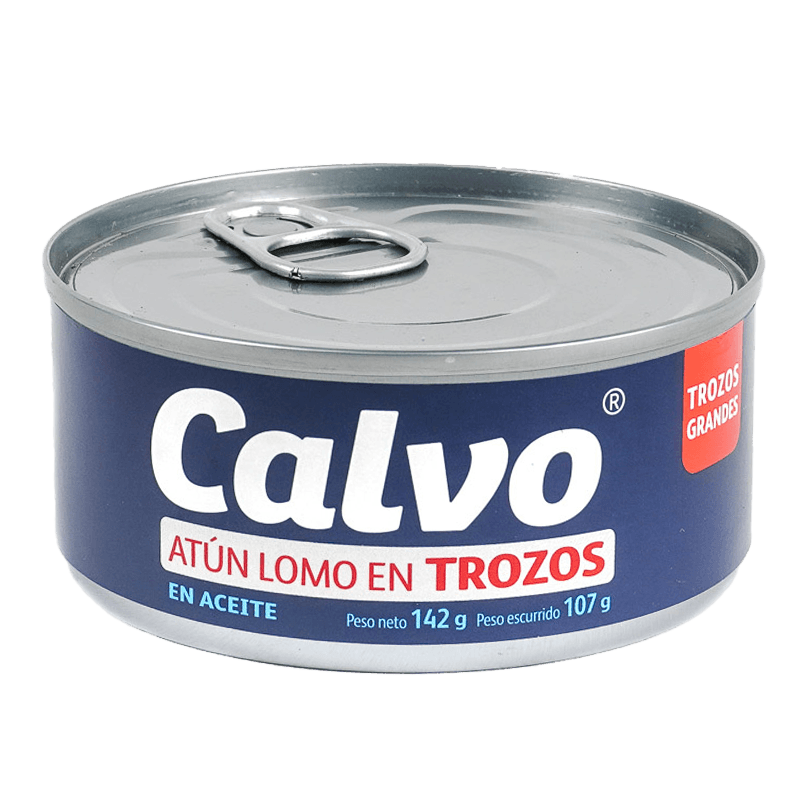 Atún Lomo en Trozos Aceite Calvo|142g