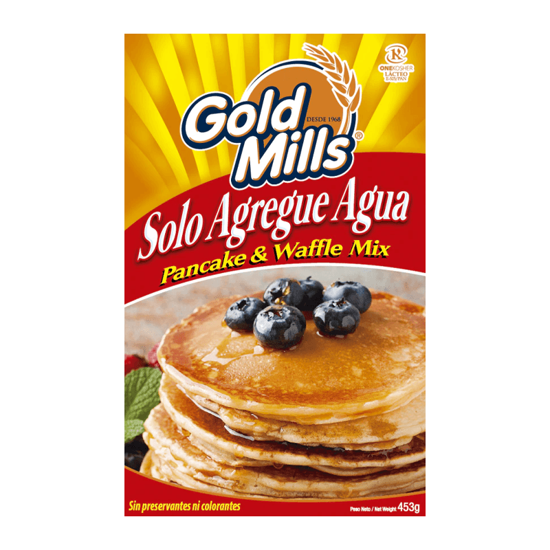 Pancake Solo Agua Gold Mills|1lb