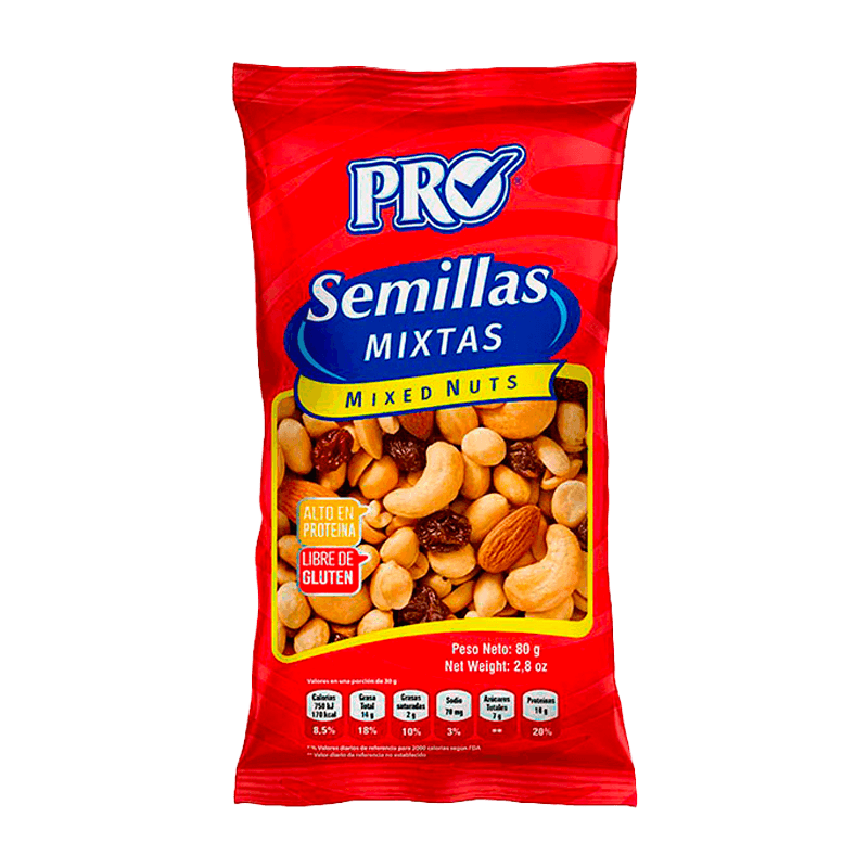 Semillas Mixtas Pro|80 g