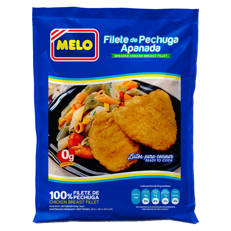 Filete Pechuga Apanada Melo|454 g