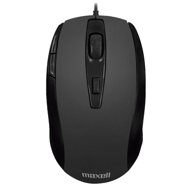 Mouse Optico Maxell 5 Botones|Negro|348416
