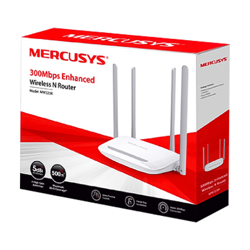 Router Mercusys 300 Mbps 2 Antenas WiFi