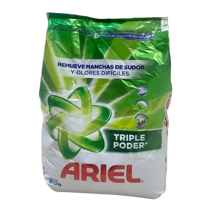 Detergente en Polvo Regular Ariel|1500g