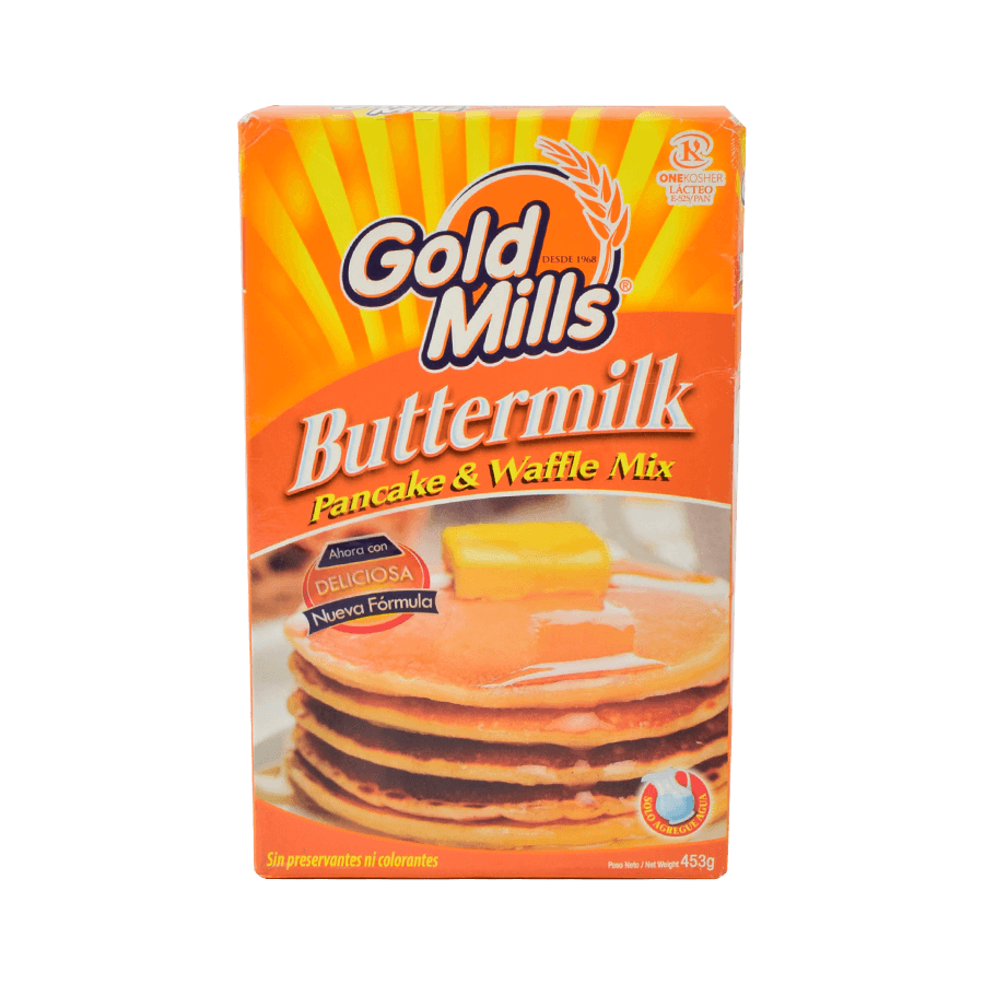 Pancake Complete Mantequilla Leche Gold Mills 1lb