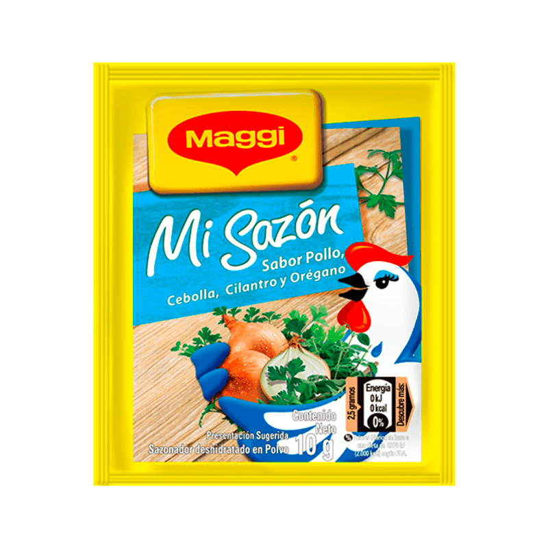 Mi Sazón Sabor a Pollo Maggi|10g|4 Unidades