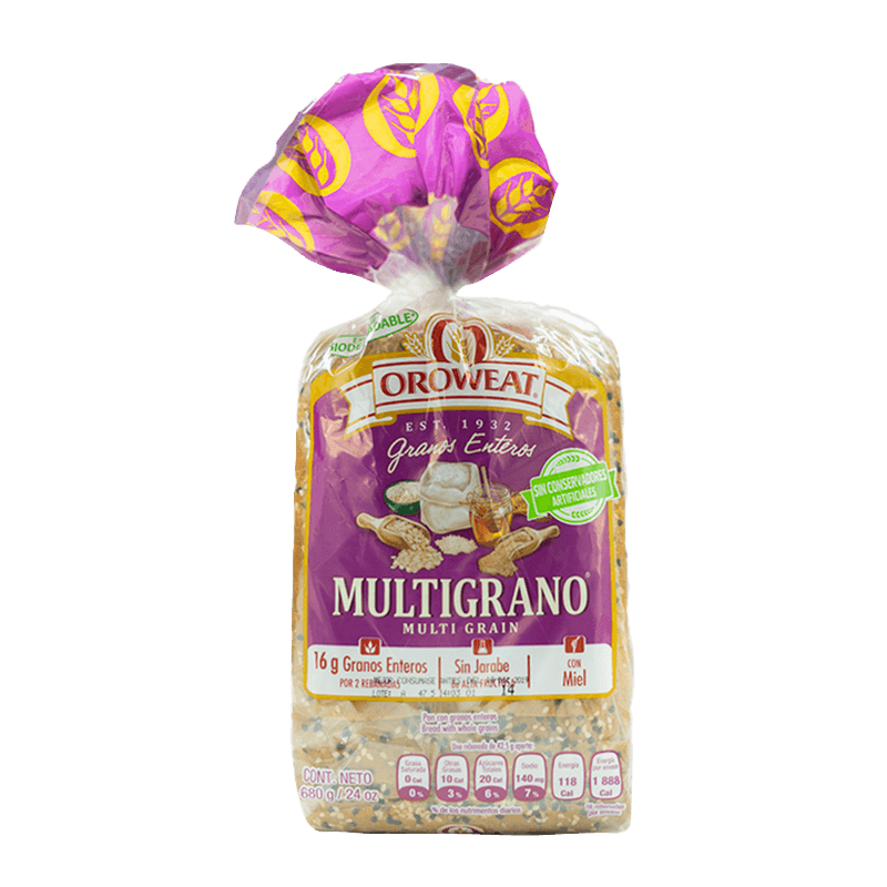 Pan Oroweat Multigrano Bimbo 680g