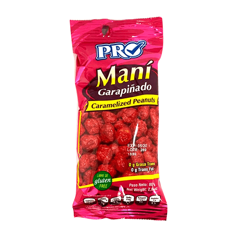 Maní Garapiñado con Ajonjolí Pro 80g