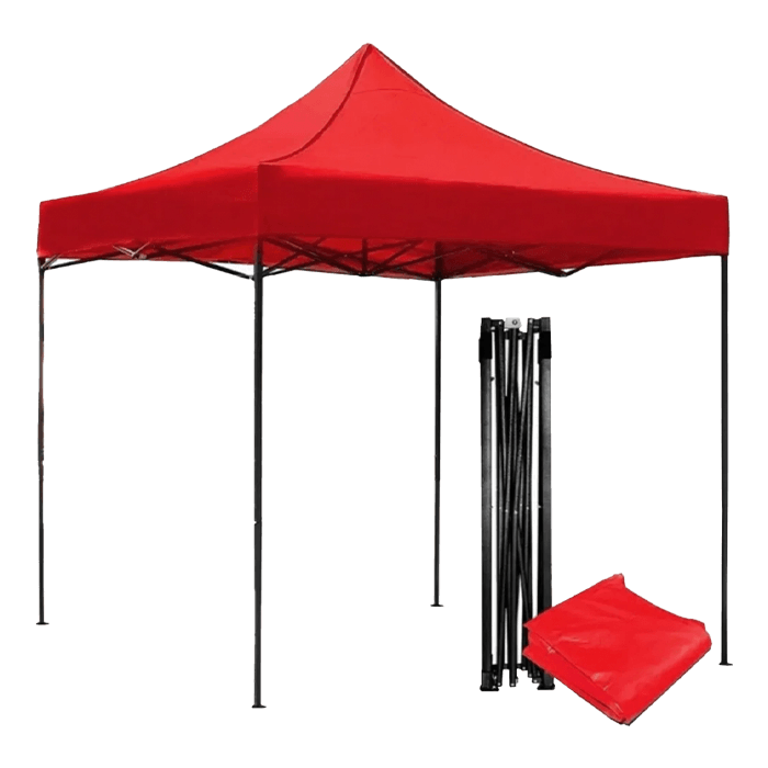 Tolda Retráctil 2x2M|Roja|H12-22R