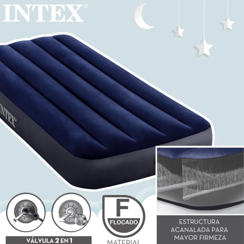 Colchón Inflable Intex Twin Serie Dura-Beam