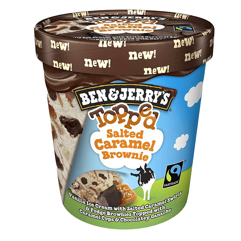 Helado Ben&Jerry's Caramelo y Brownies 16oz Helado Ben&Jerry's Caramelo y Brownies 16oz