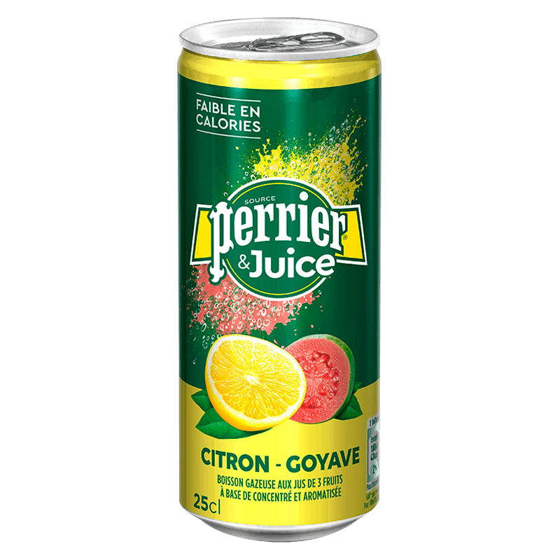 Perrier & Juice Slimcan Lemon Guava 250ml