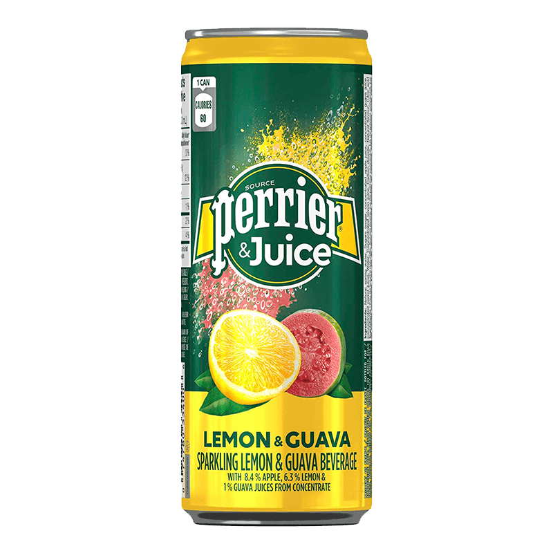 Perrier & Juice Slimcan Lemon Guava 250ml