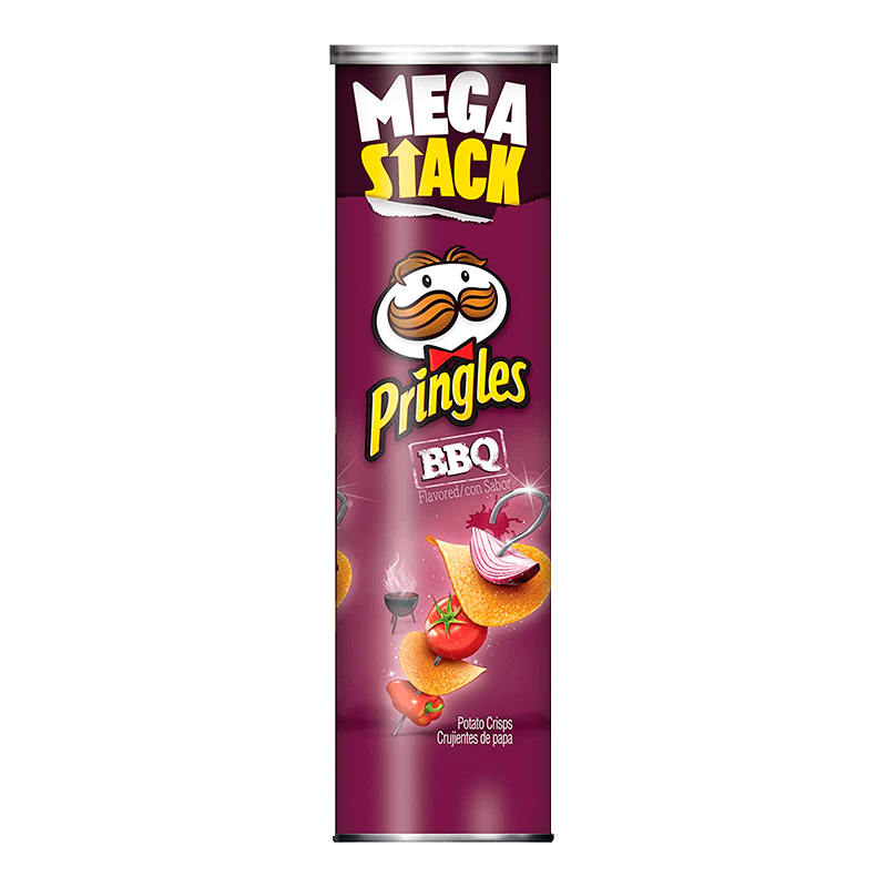 Papas Pringles BBQ Crips Mega Stack|203g