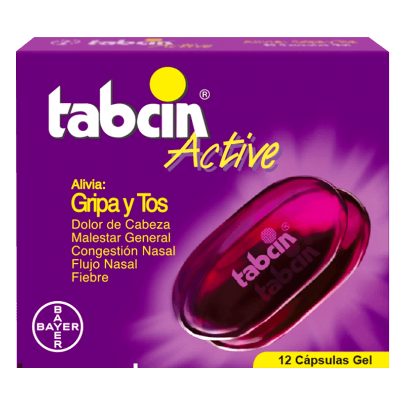 Tabcin Active Gripe Tos|12 GelCaps