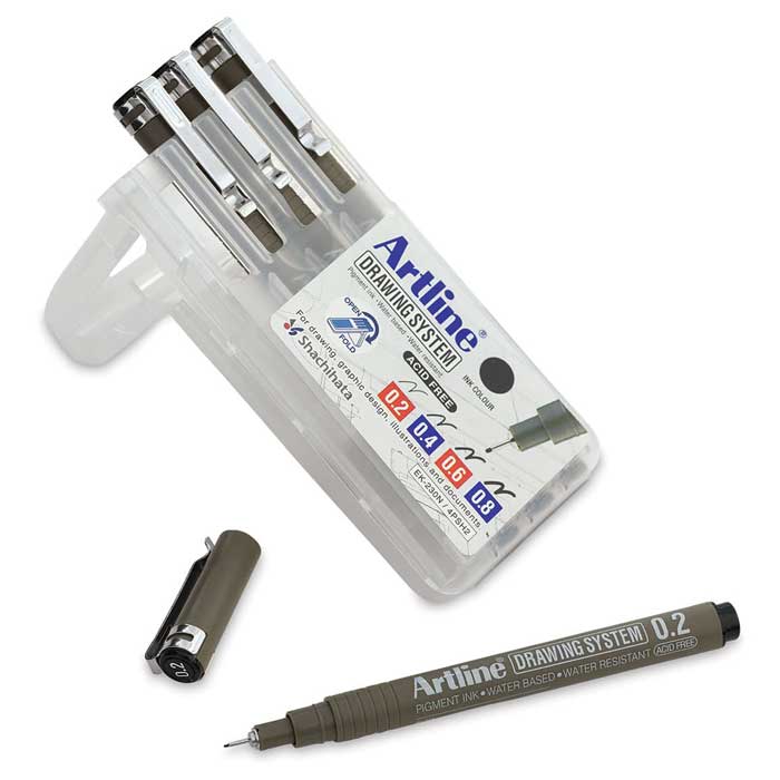 Marcadores Punta Fina|4 Piezas