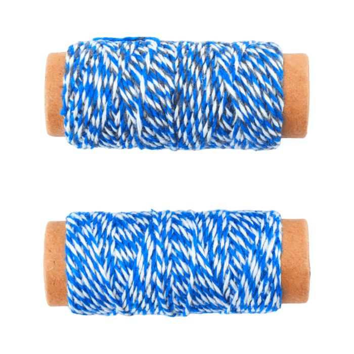 Hilo Pabilo|Azul y Blanco|2 Piezas