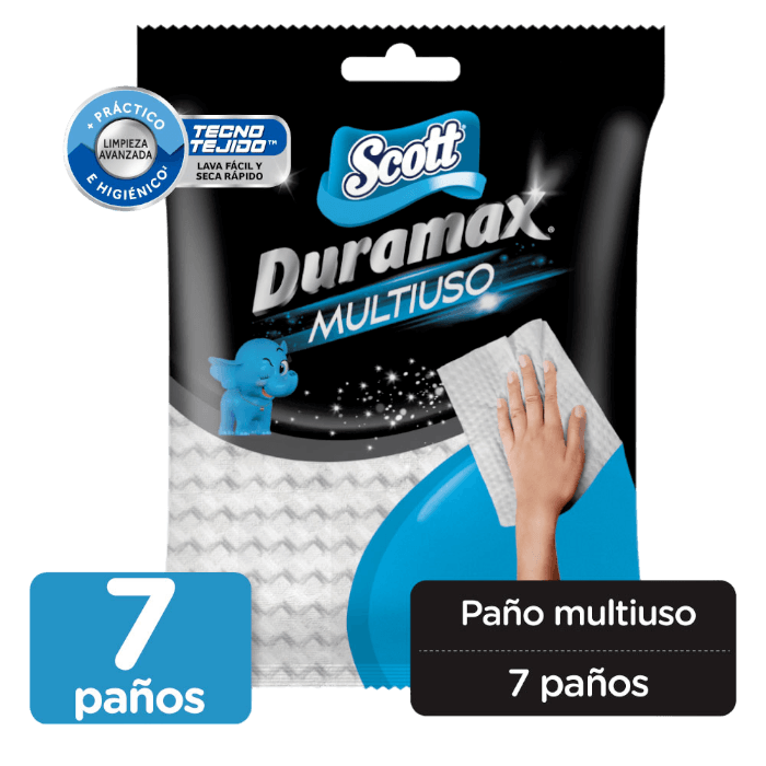 Papel Reutilizable Scott Duramax|7 Paños