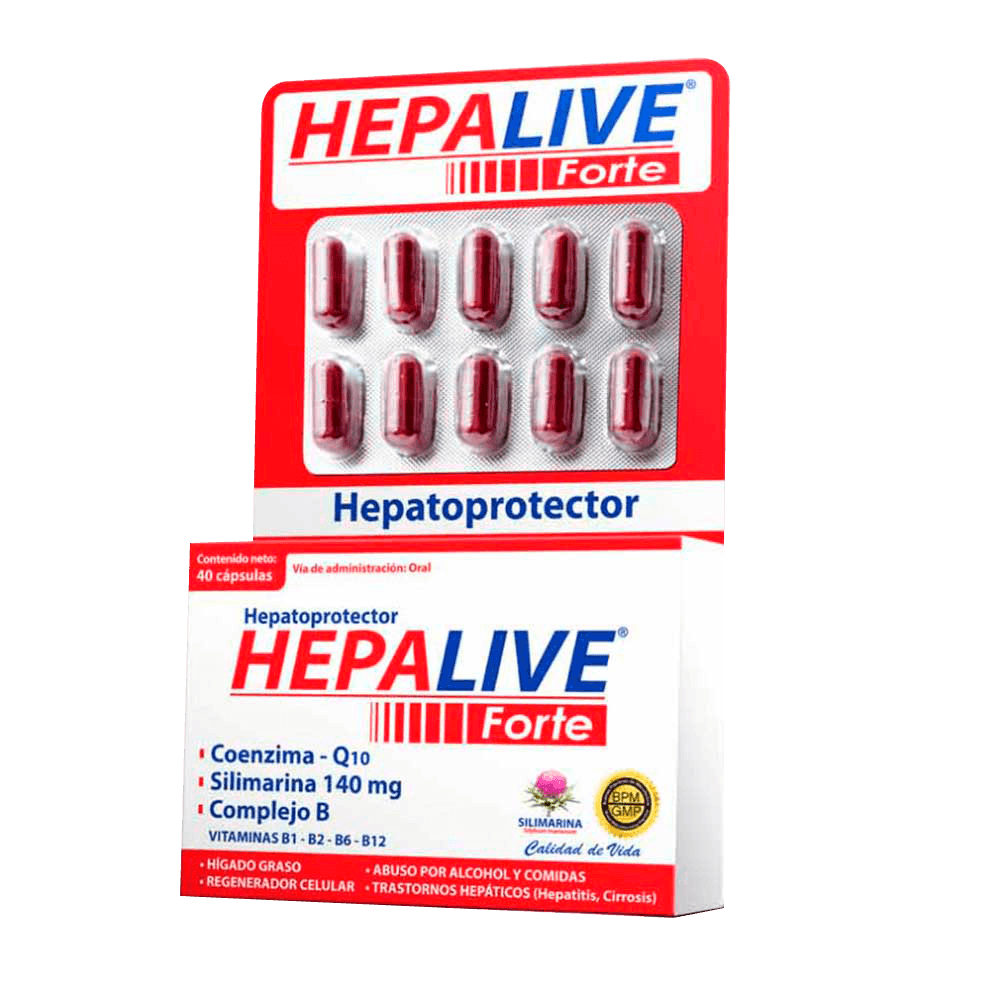 Hepalive Forte|40 Cápsulas