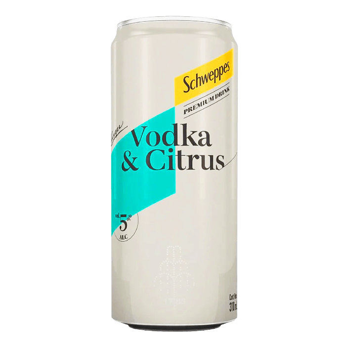 Vodka Citrus Schweppes|Lata|310 ml
