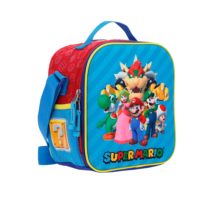Lonchera Super Mario Squat Azul